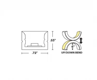 Flexible LED Profile - 6" Bend Radius | Q-CAP BOXA | QTL